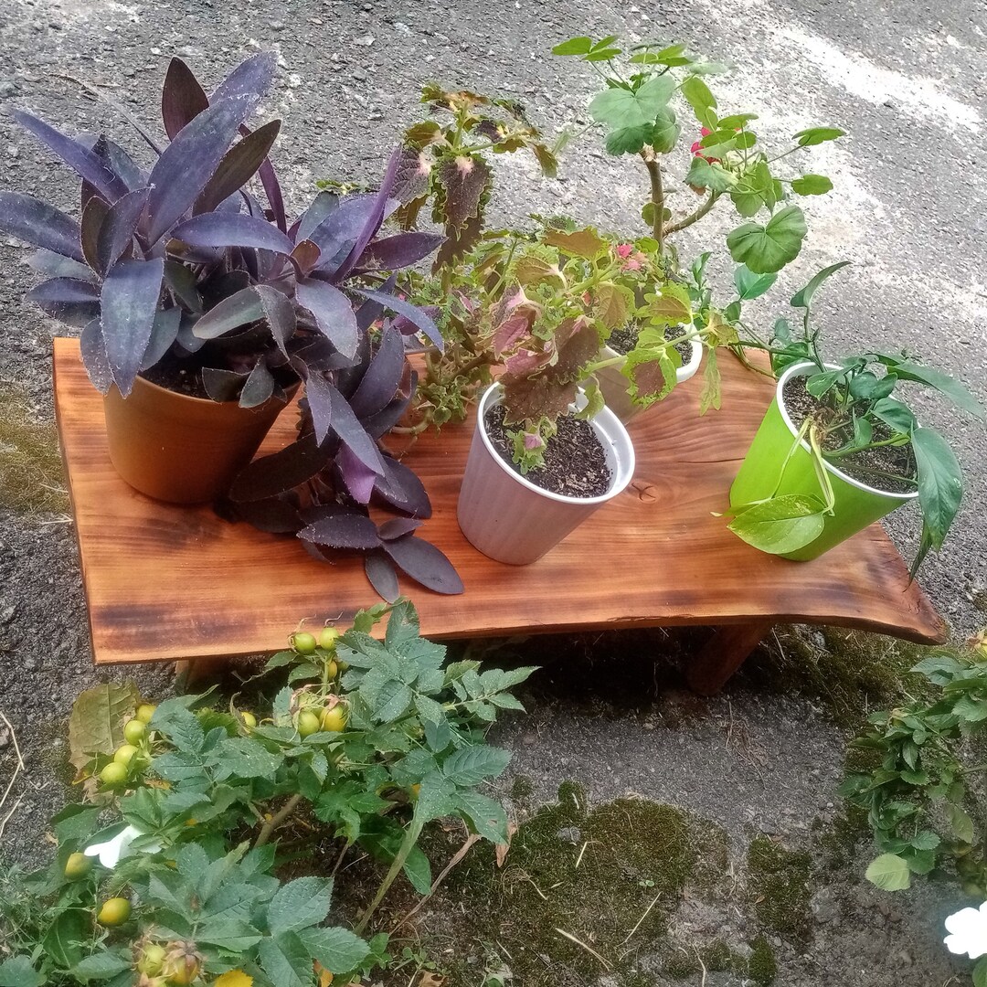 Timber Style Table, Garden Table, Solid Spruce Table, Outdoors Table ...