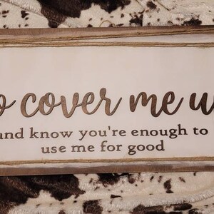 Cover Me up Sign, Wallen, Bedroom Decor, Country, Farmhouse - Etsy