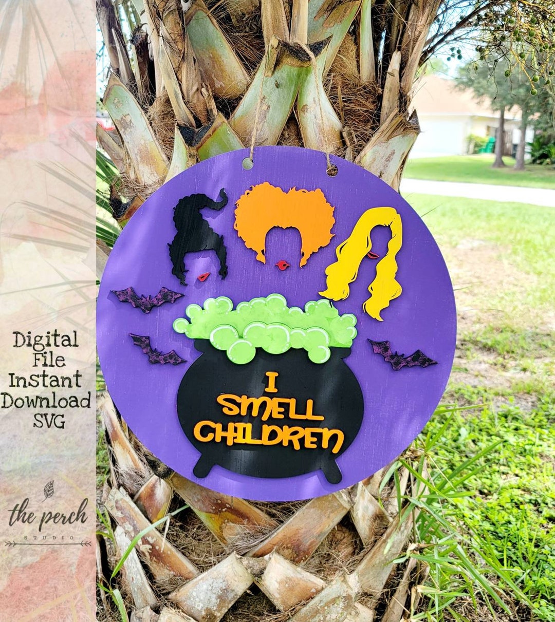 I Smell Children, Digital Cut File, Halloween Door Hanger, Laser Cut - Etsy