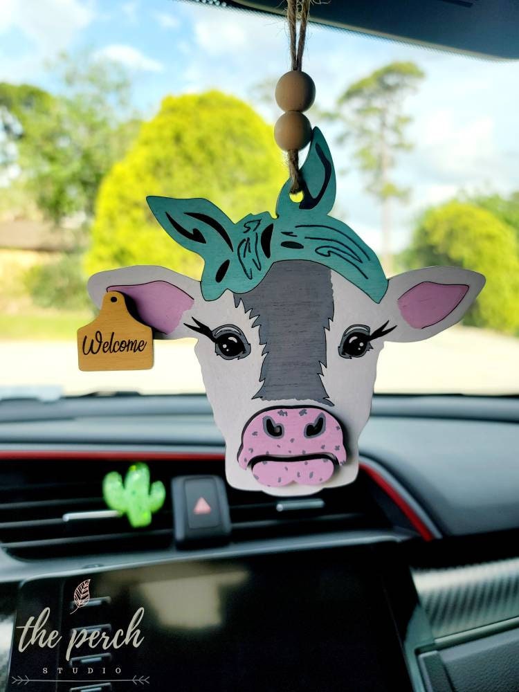 Cow Car Charm, Digital Download, Svg, Glowforge, Cut File - Etsy