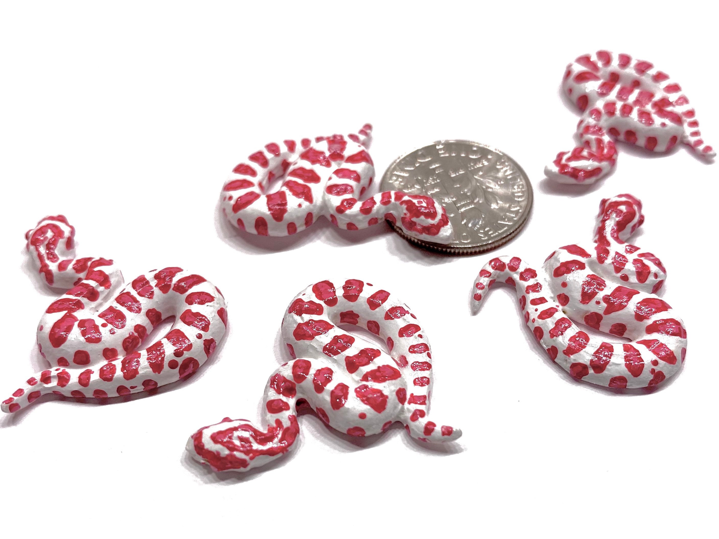 A Miniature Corn Snake Polymer Clay hypo Sunkissed | Etsy