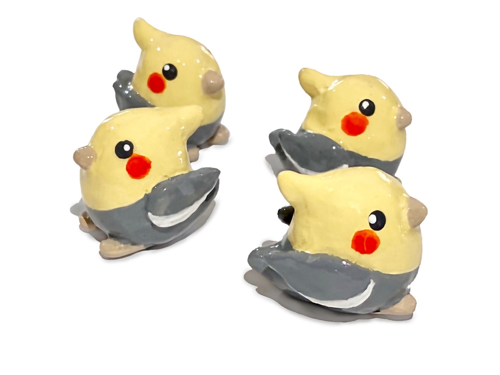 Polymer Clay Cockatiel Miniature - Etsy