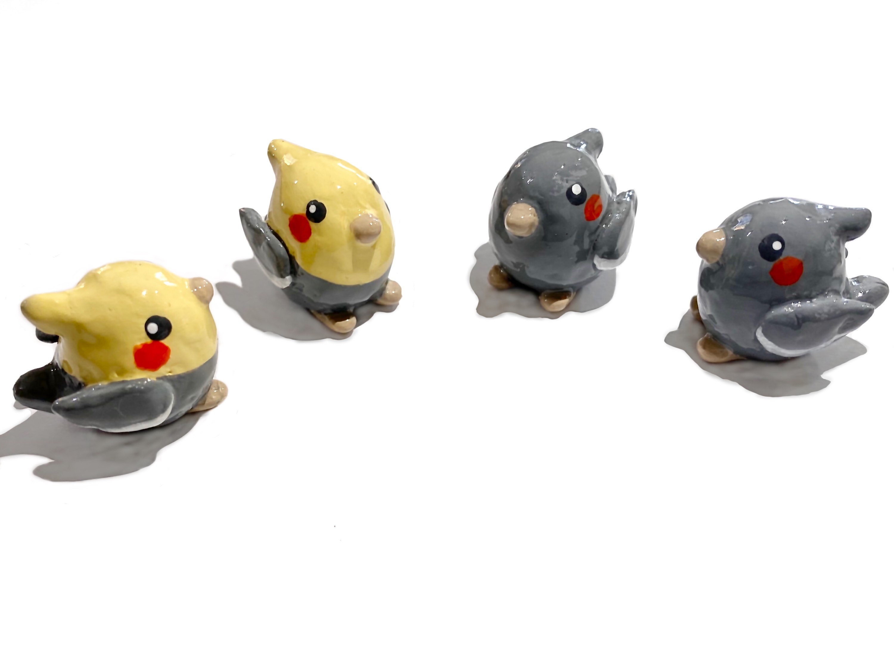 Polymer Clay Cockatiel Miniature - Etsy