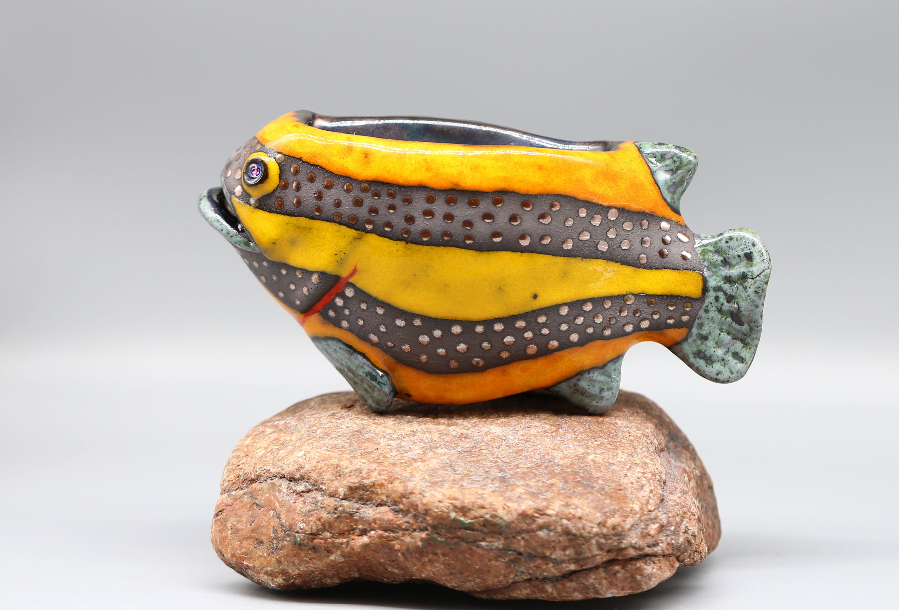 Creative Ceramic Fish Wall Hanging, Handmade Vase Art - MADE TO ORDER ...