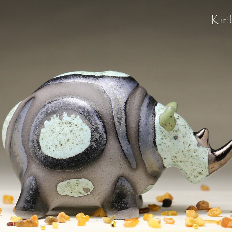 Clay Rhino - Etsy