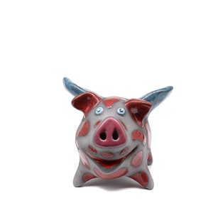 Flying Pig With Wings Ceramic Sculpture Handmade Art MADE TO ORDER - Etsy