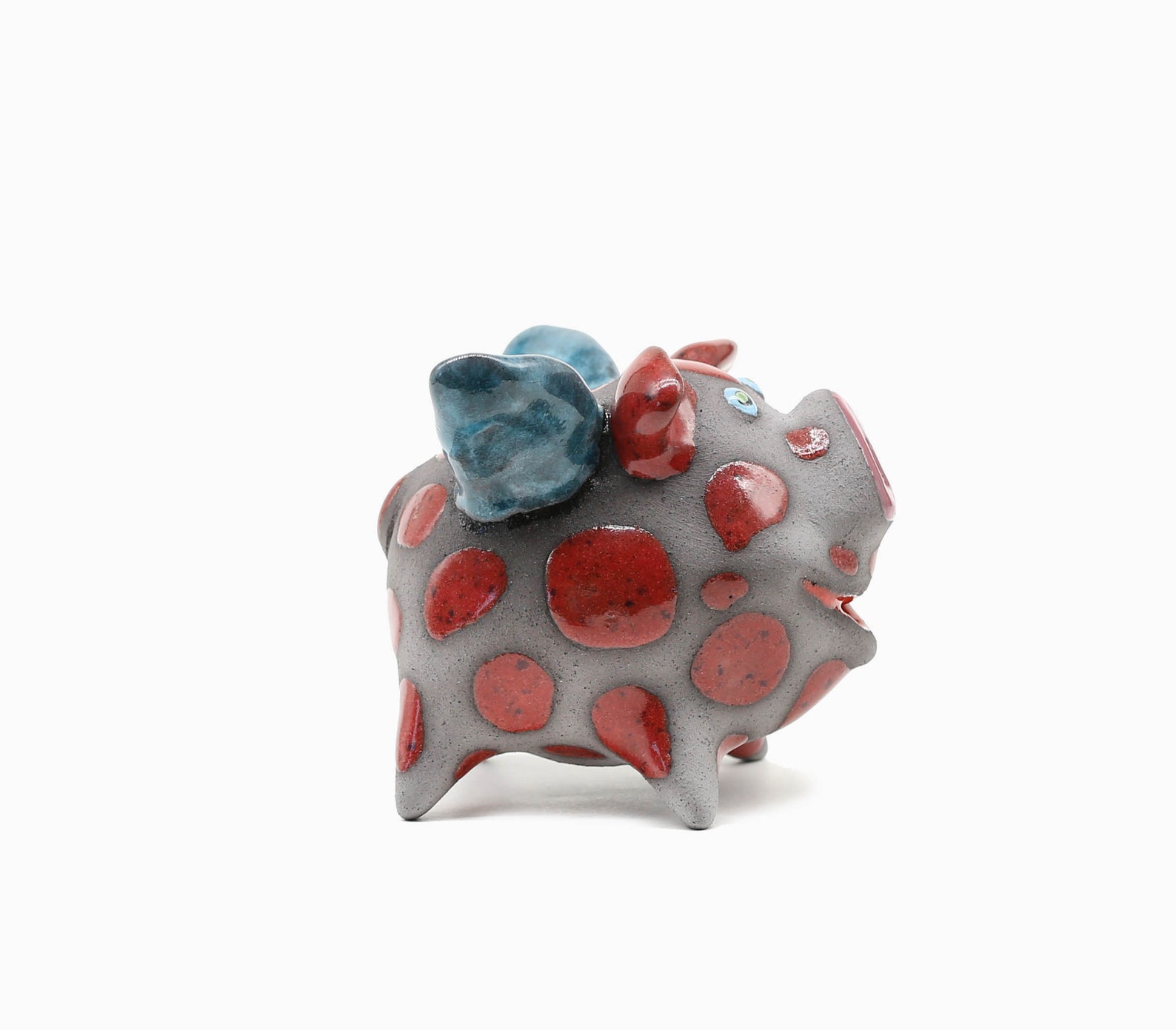 Flying Pig With Wings Ceramic Sculpture Handmade Art MADE TO ORDER - Etsy