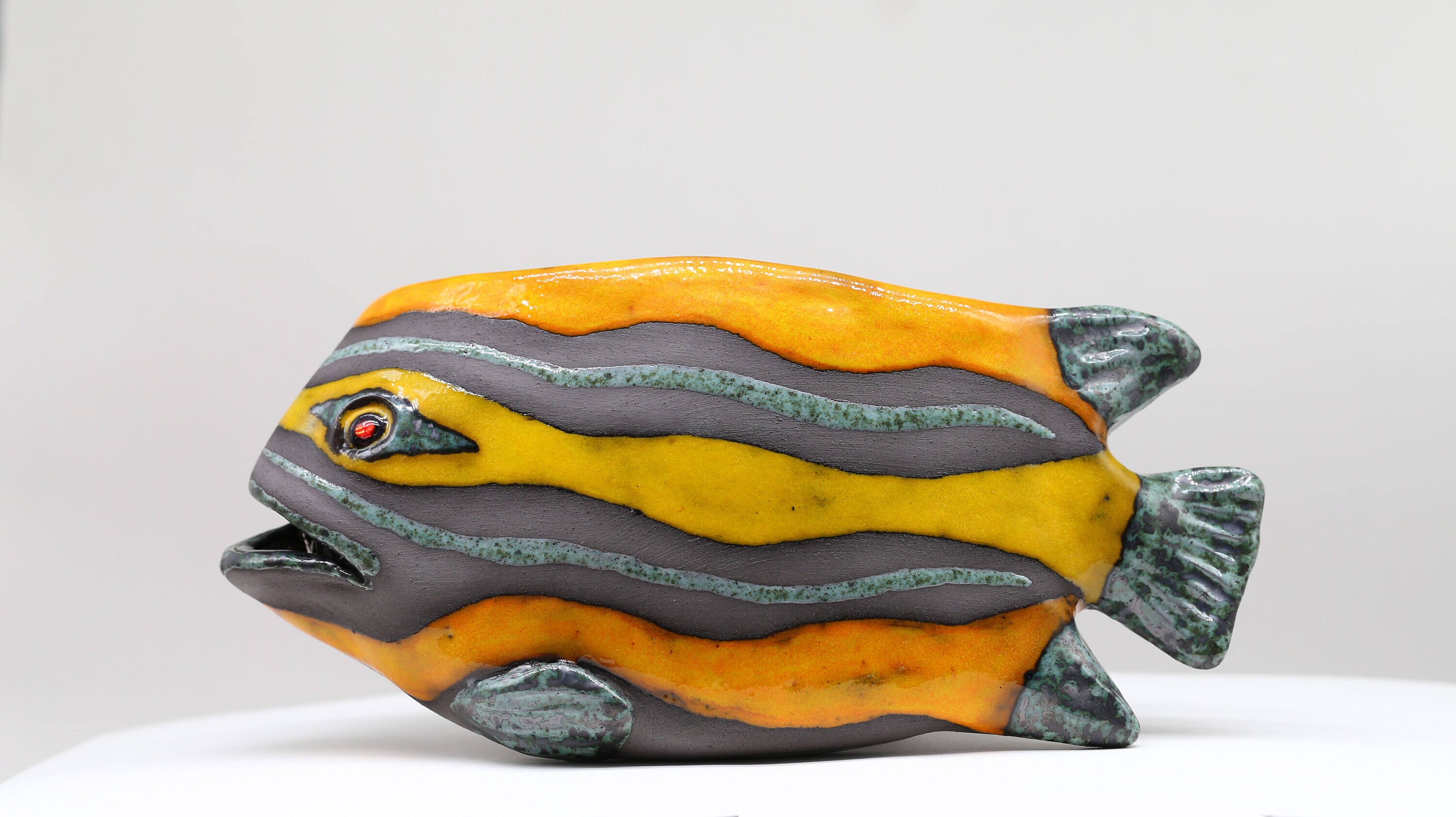 Creative Ceramic Fish Wall Hanging, Handmade Vase Art, MADE TO ORDER ...