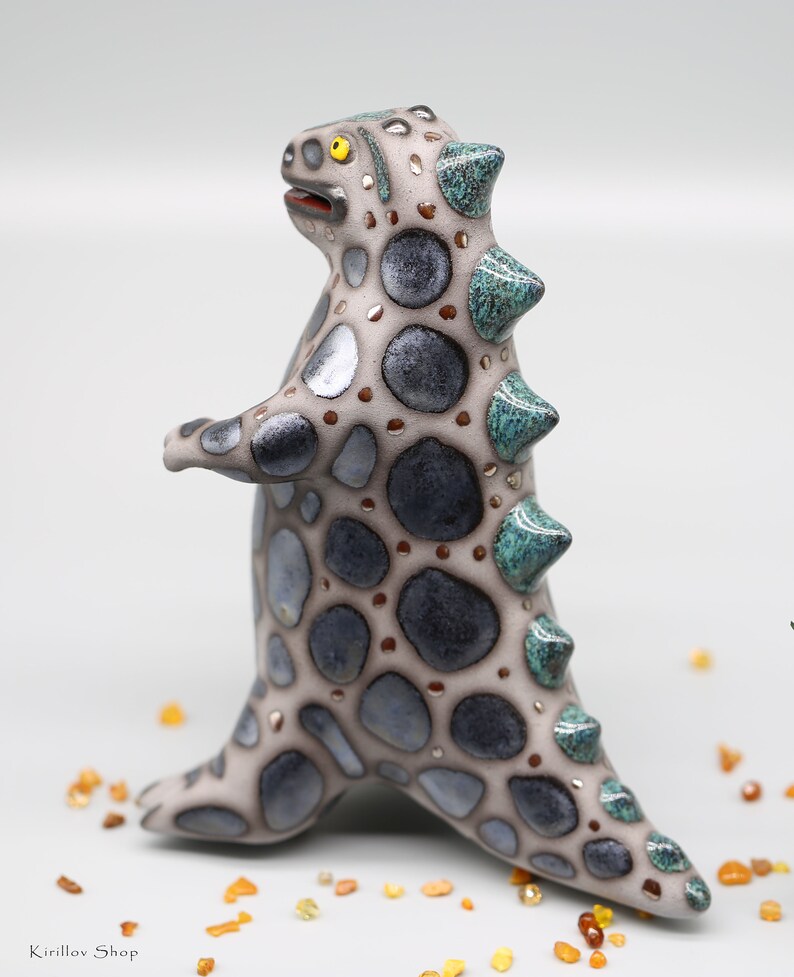 Ceramic Sculpture Art Handmade Dinosaur Decoration MADE TO ORDER - Etsy