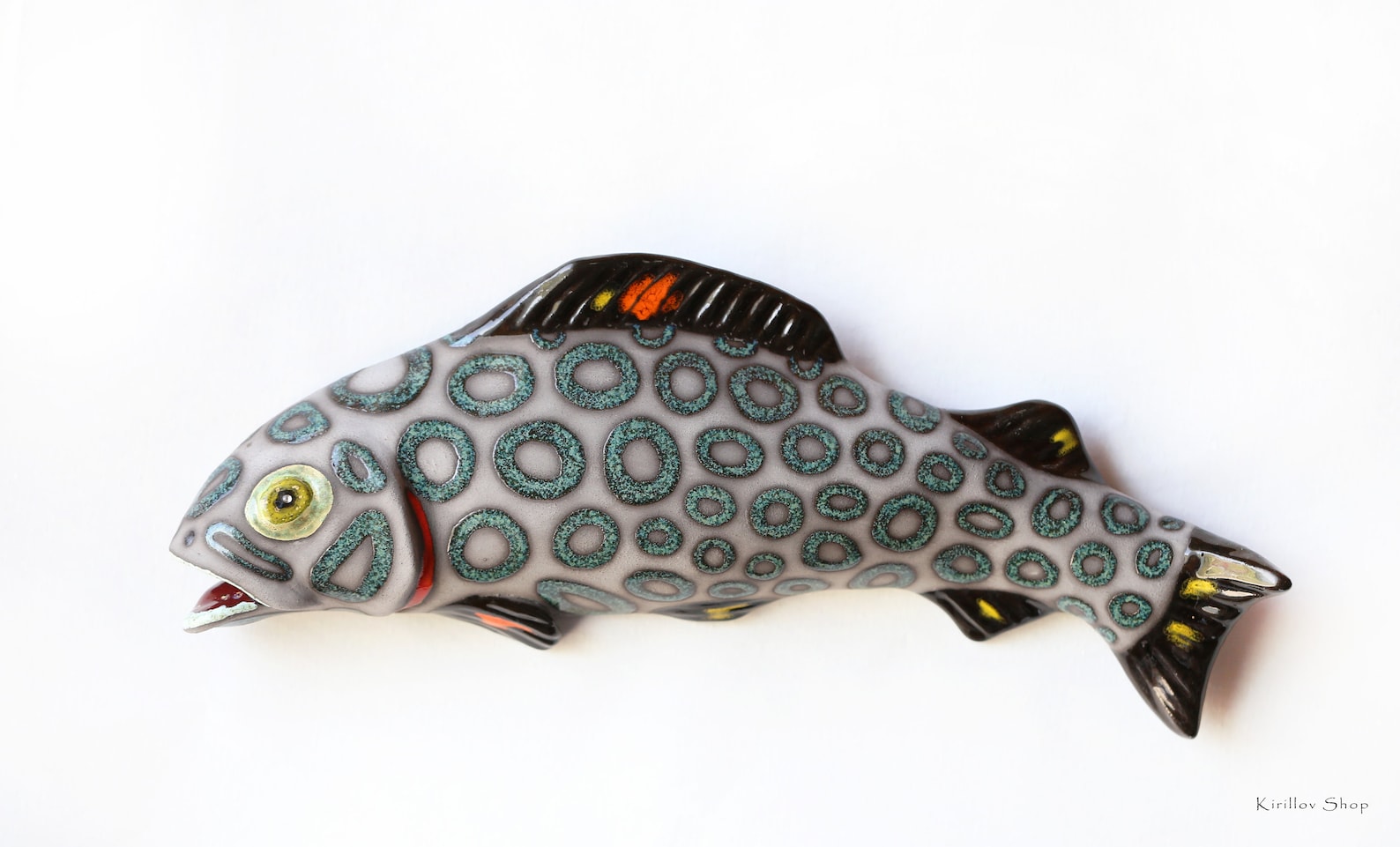 Ceramic Fish Wall Decor, Handmade Art, Fisherman Gift, Home Decor, MADE ...
