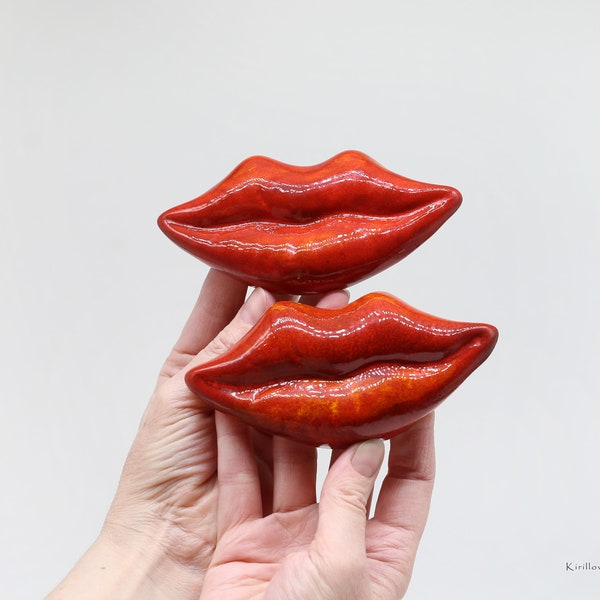 Lips Sculpture - Etsy