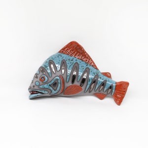Ceramic Fish Wall Decor, Handmade Art, Fisherman Gift, Home Decor, MADE ...