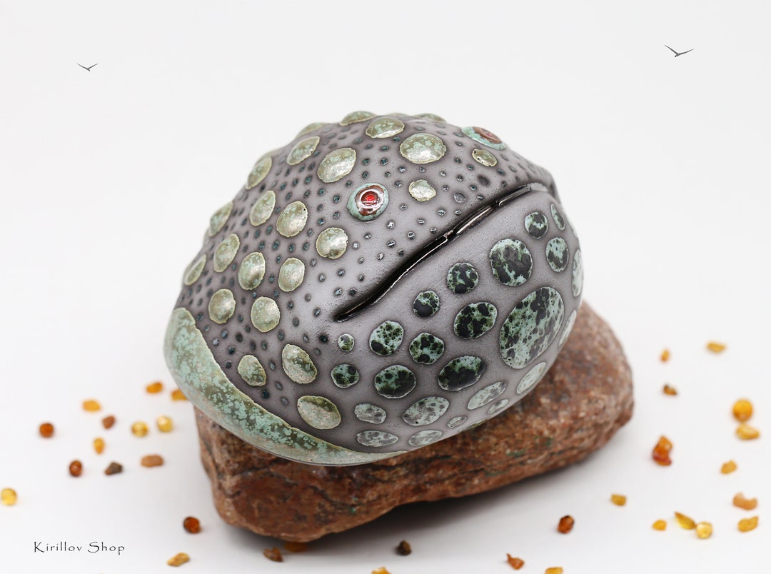 Ceramic Sculpture Frog, Handmade Toad Figurine, Frog Gift, Home ...