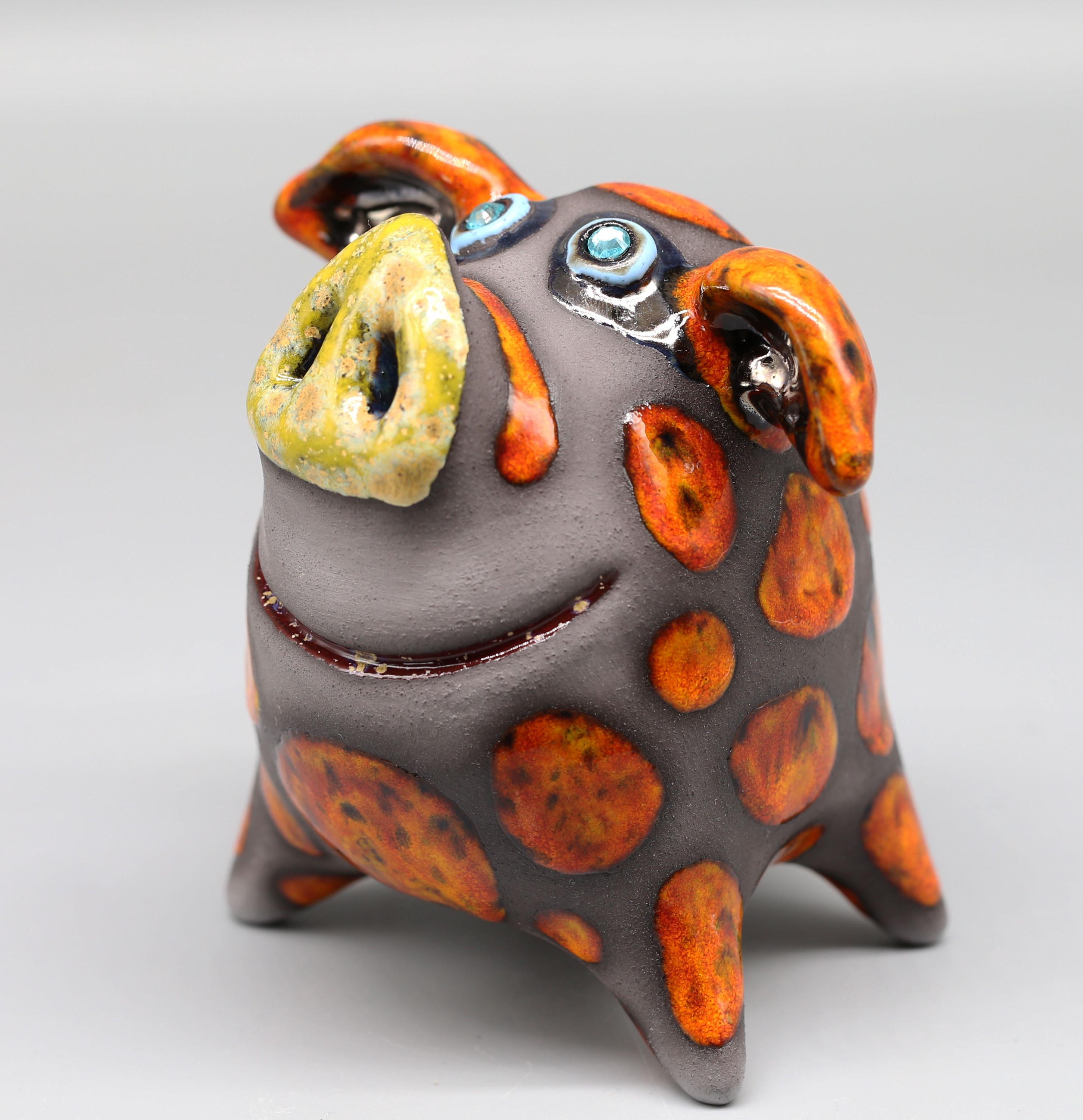 Handmade Ceramic Pig Figurine: Rustic Farmhouse Pottery Decor - MADE TO ...