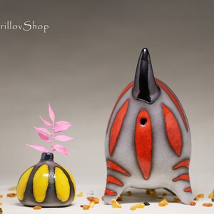 Ceramic Cat Sculpture, Modern Figurine for Home Decoration or as a Gift ...