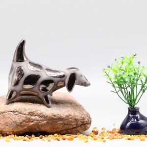 Black Dog Sculpture, Ceramic Art, Unique Gift, Handmade, MADE TO ORDER ...