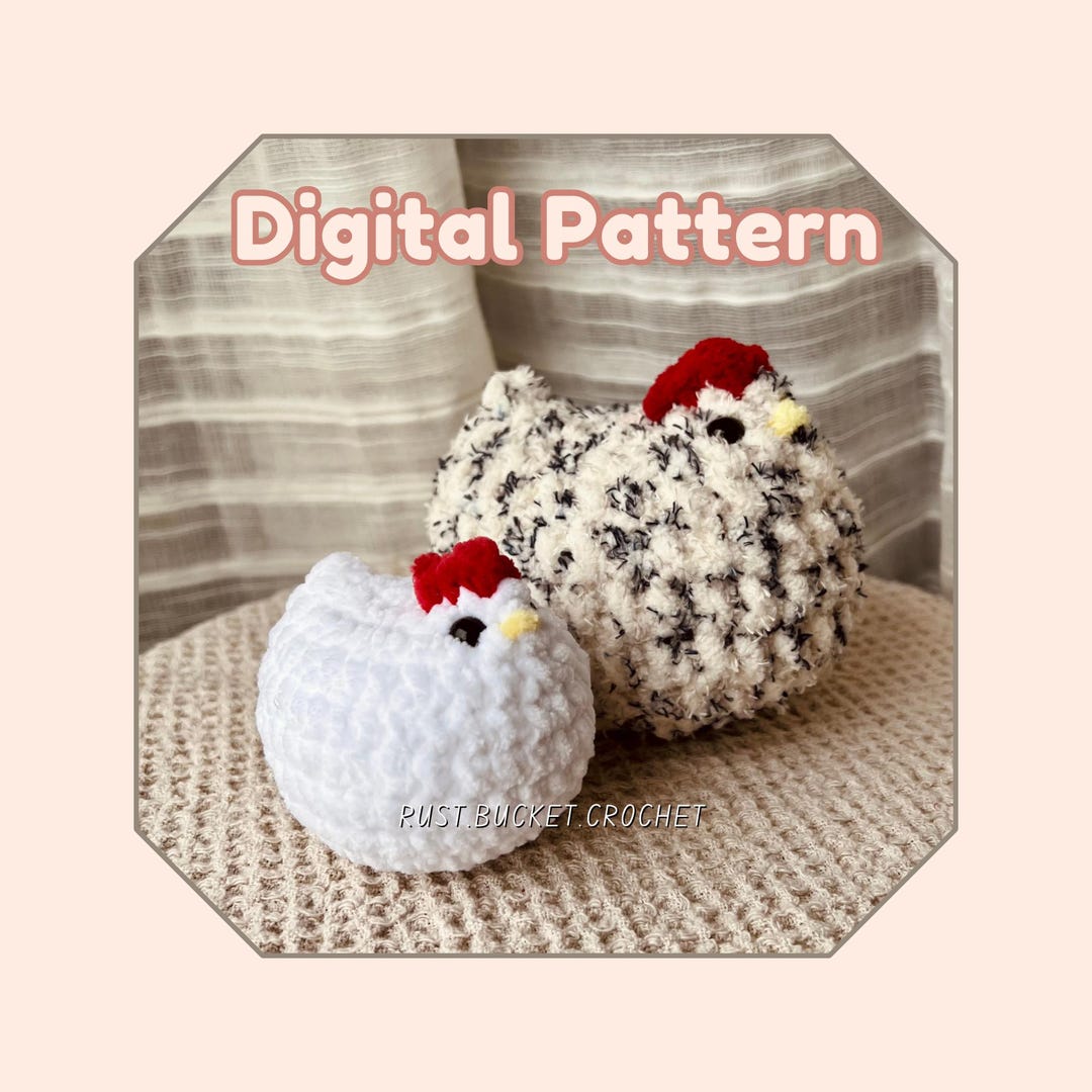 Crochet Chicken Pattern - Etsy