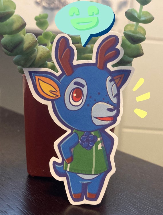 Bam Animal Crossing Sticker - Etsy