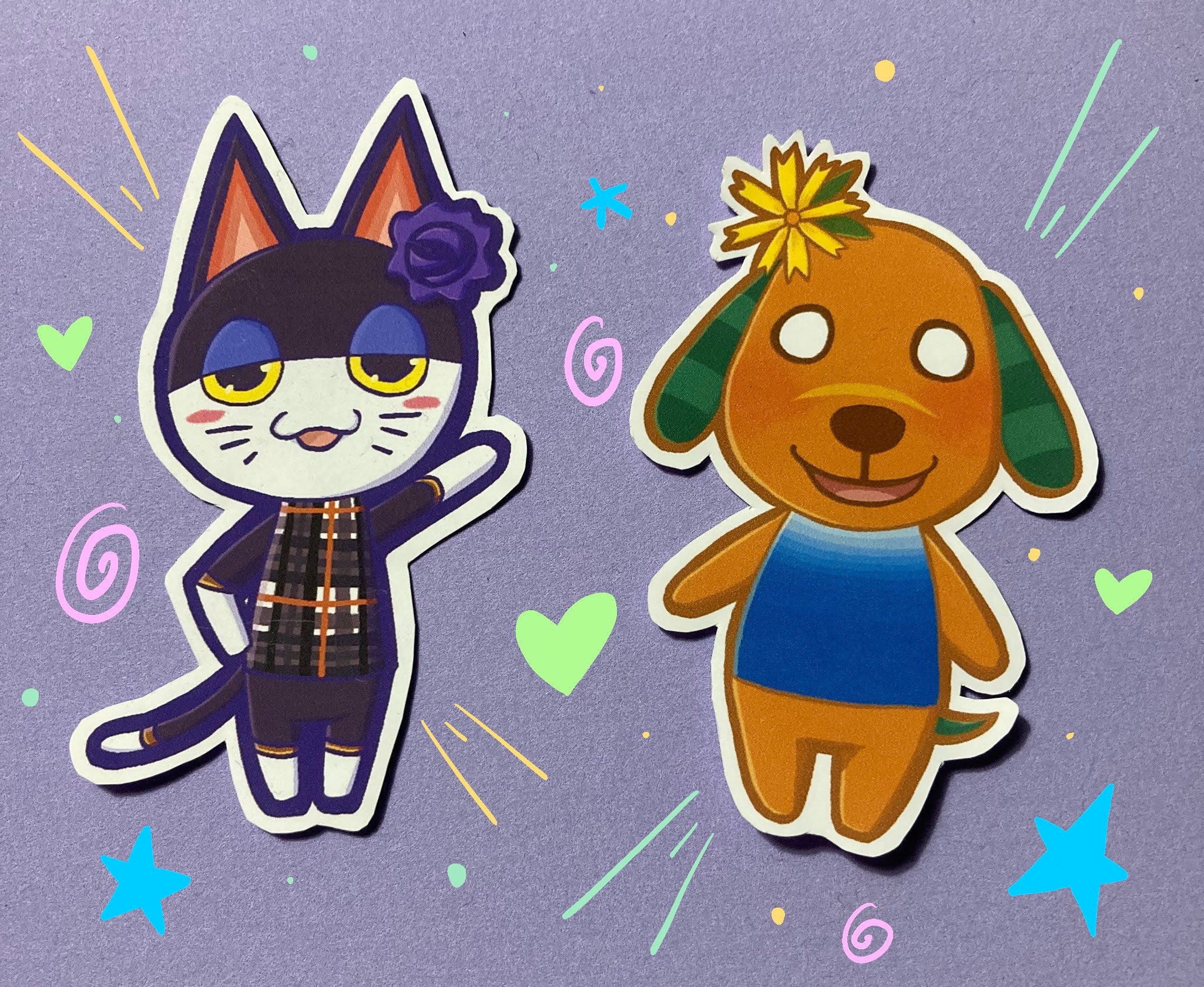 Biskit Animal Crossing Sticker - Etsy