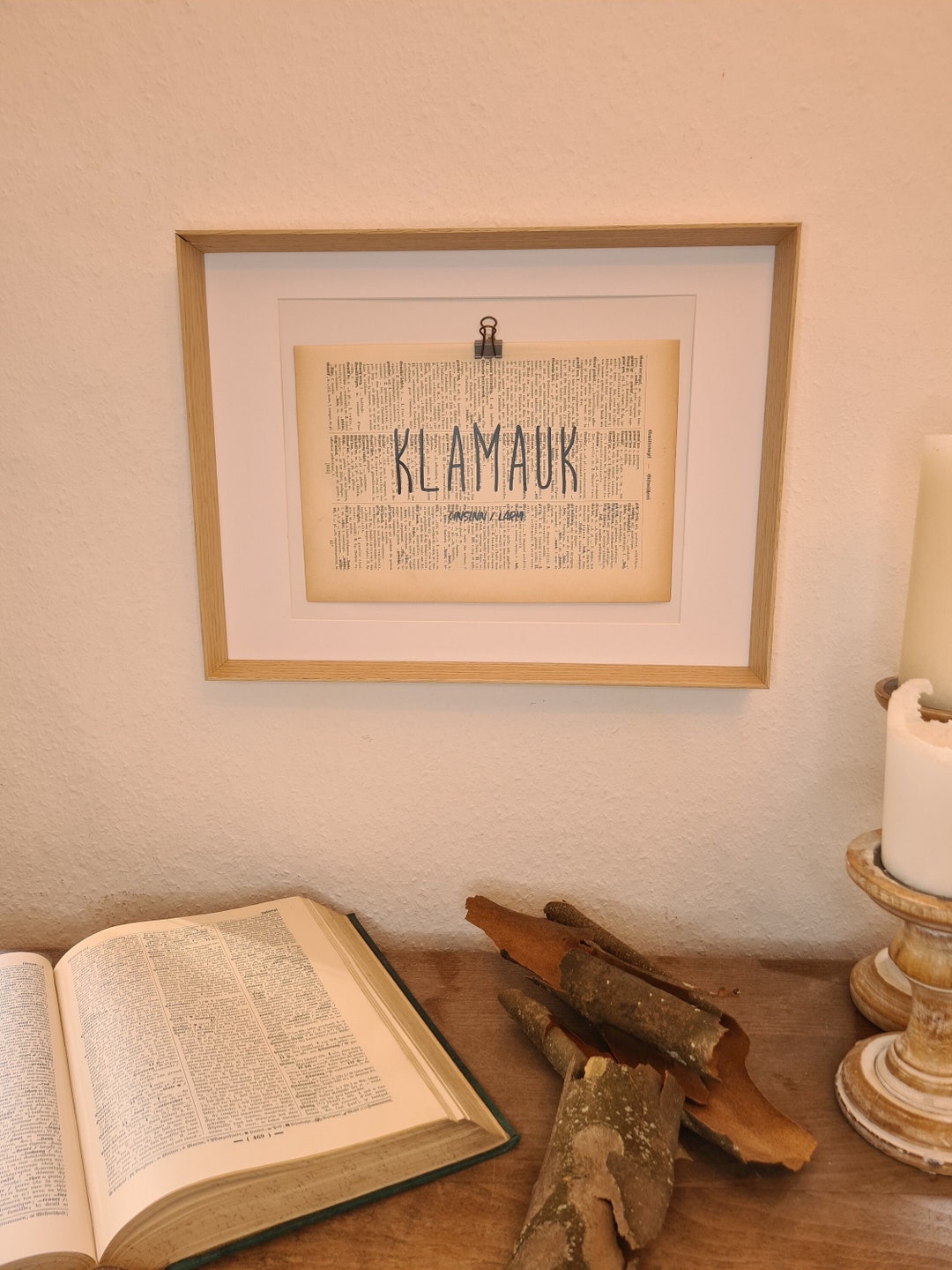 Art Print of the Beautiful Word Slapstick on Antique Book Page ...