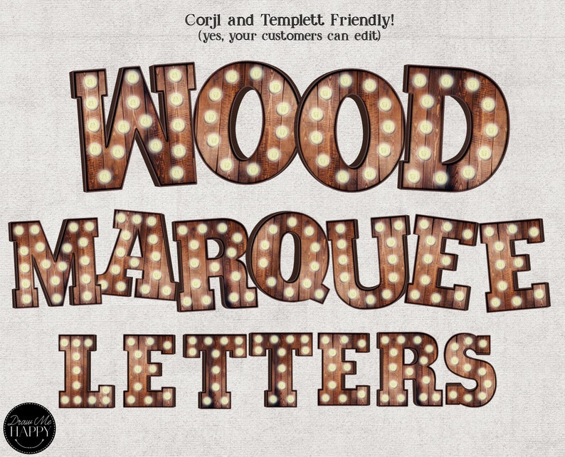 Marquee Letters, Rustic Marquee Letters, Wood Marquee Letters, Marquee ...