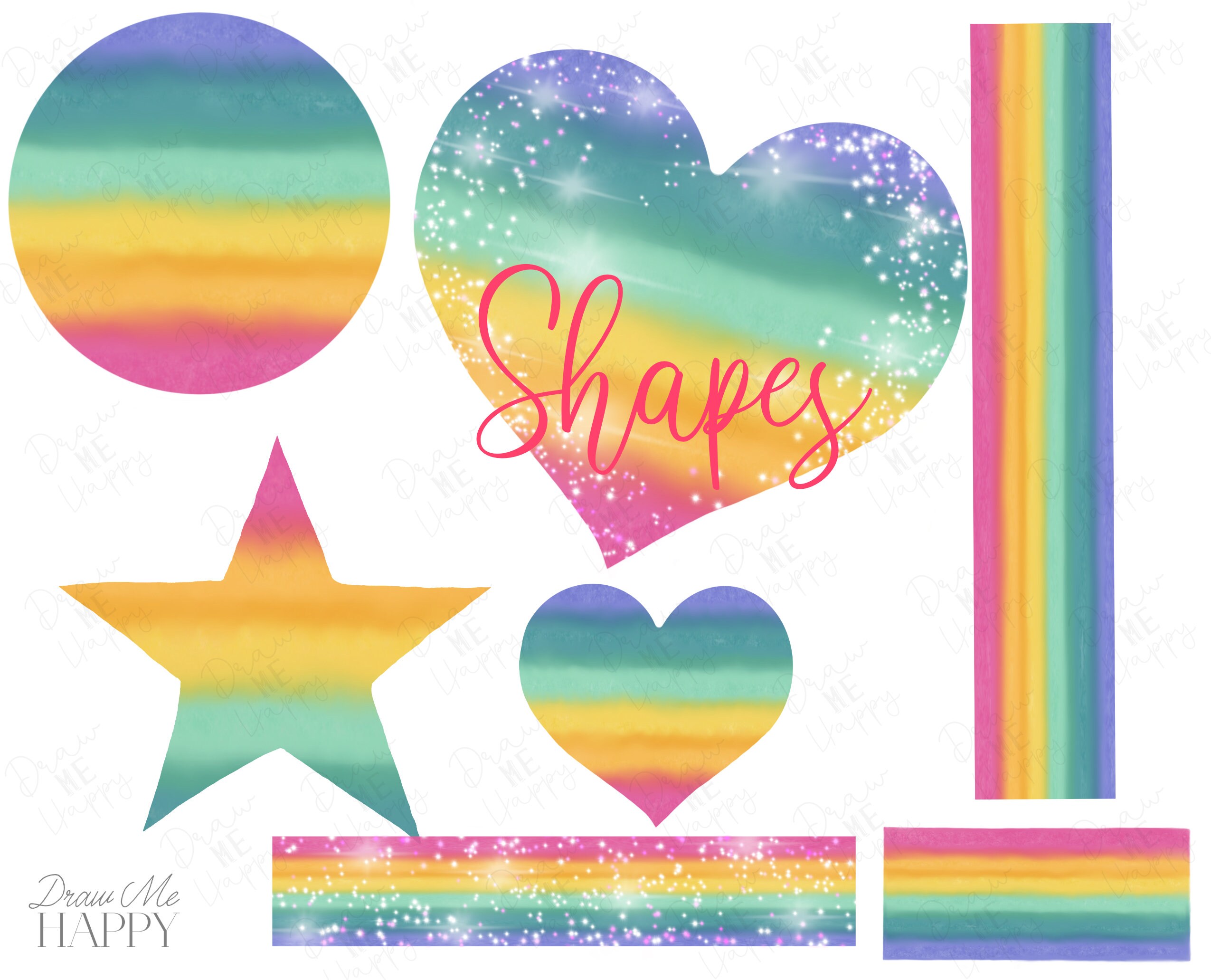 Rainbow Designs, Rainbow Clipart, Rainbow Graphic, Rainbow Sublimation ...