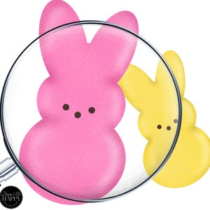 Peeps Clipart, Easter Peeps Clipart, Easter Bunny Peeps, Marshmallow ...