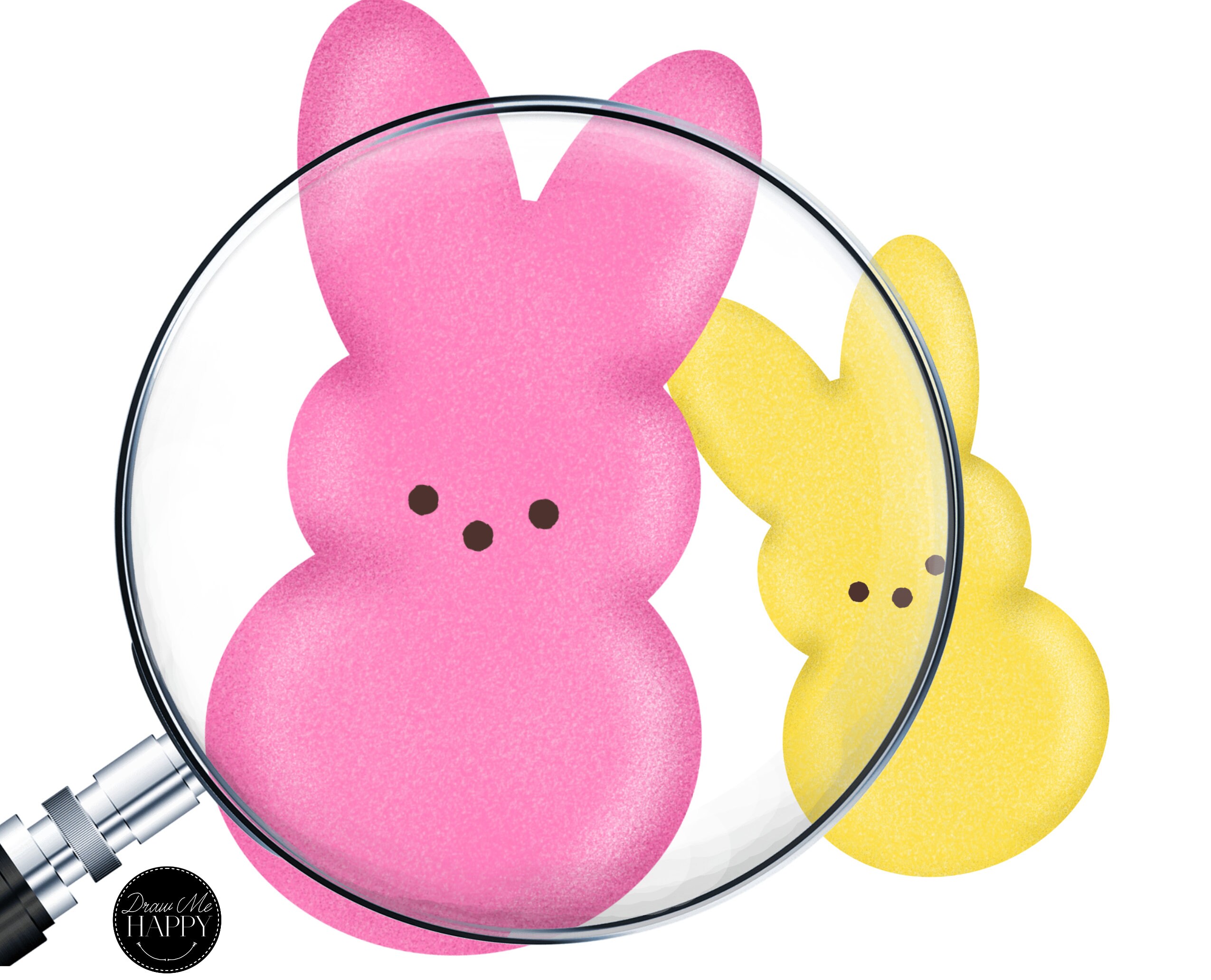 Peeps Clipart, Easter Peeps Clipart, Easter Bunny Peeps, Marshmallow ...
