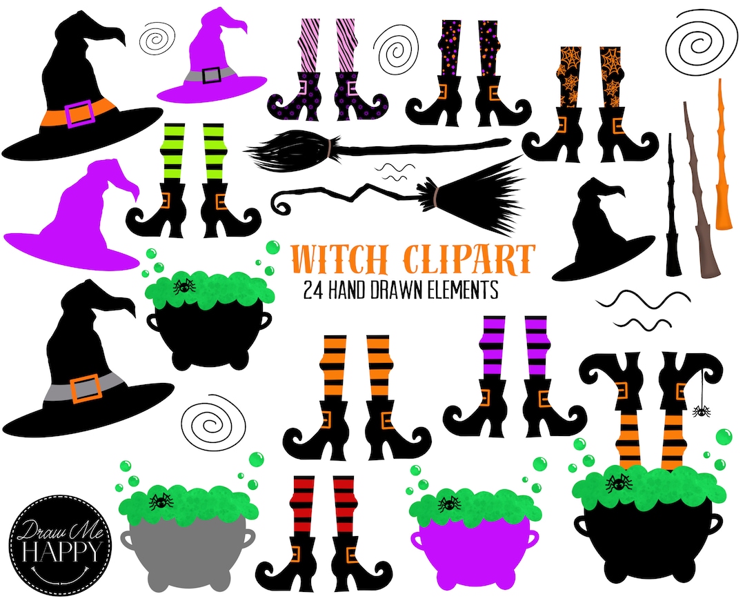 Witch Legs Clipart, Witches Legs Cauldron, Witches Legs Clipart, Witch ...