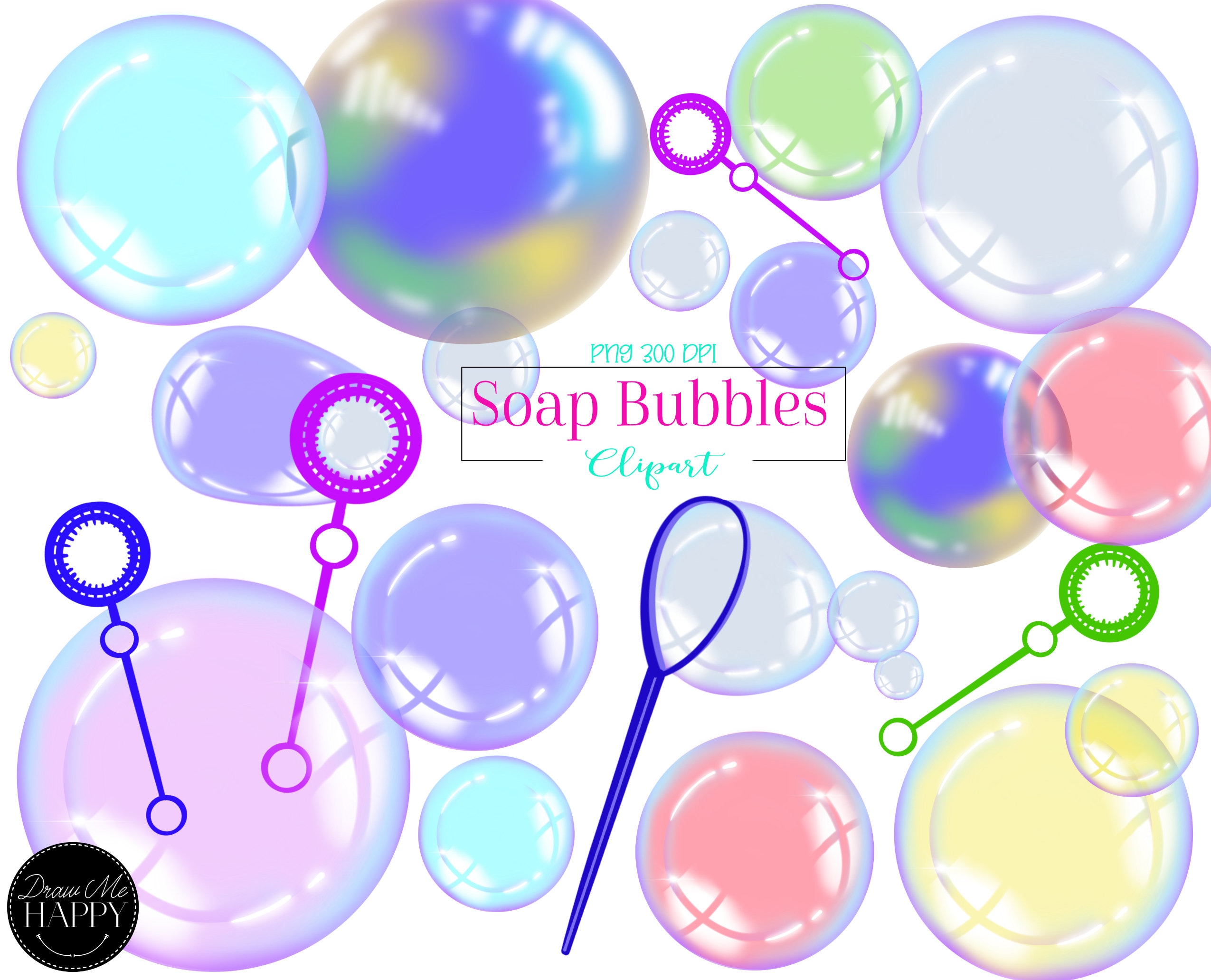 Soap And Bubbles Clipart