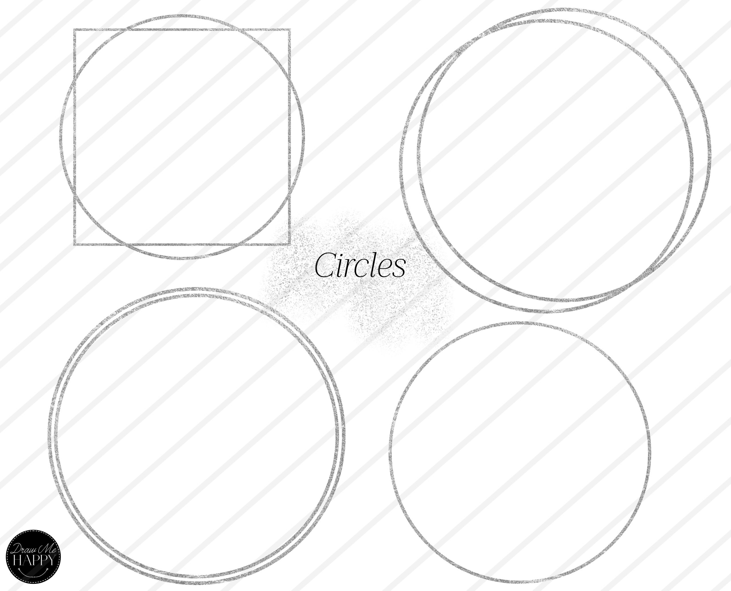 Silver Design Elements, Silver Designs, Metallic Clipart, Silver Frame ...