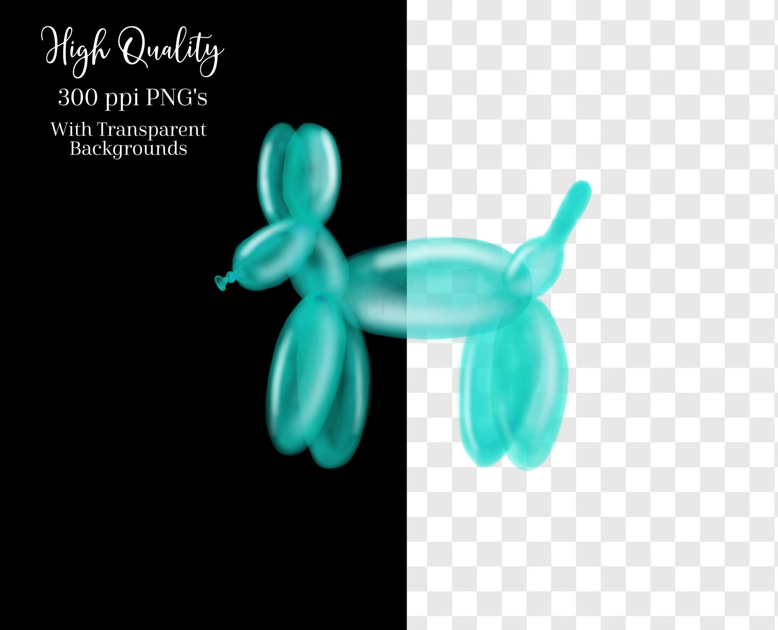 Balloon Animals Clipart, Balloon Animal Dog, Balloon Clipart, Balloon ...
