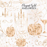 Pink Halloween Clipart, Coquette Halloween, Pink Halloween Watercolor ...