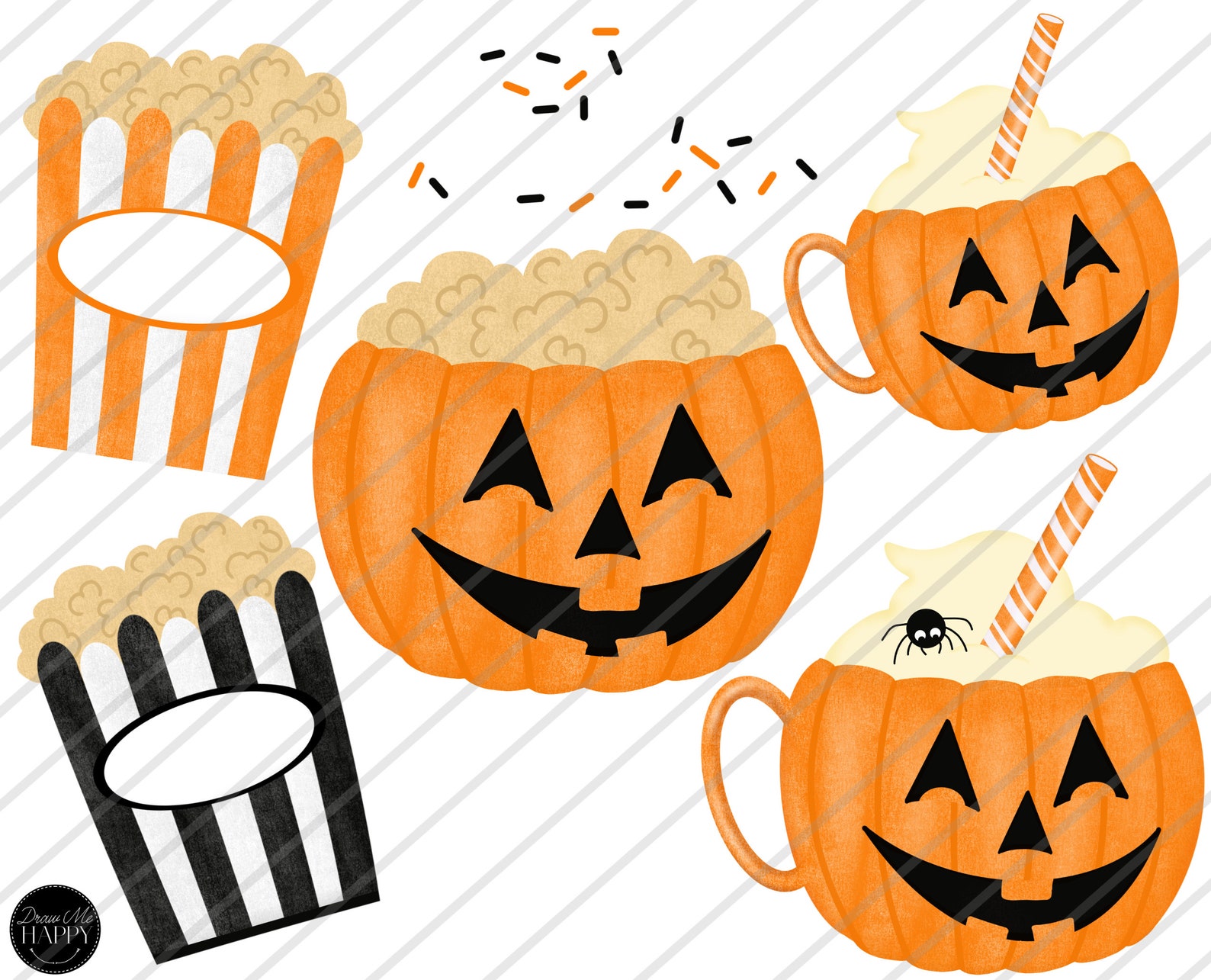 Halloween Movie Clipart, Movie Clipart, Halloween Clipart, Cinema ...