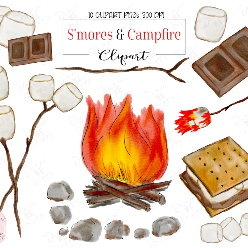 Smore Clipart - Etsy