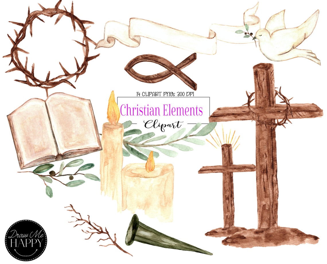 Christian Clipart Religious Clipart Christian Graphics - Etsy