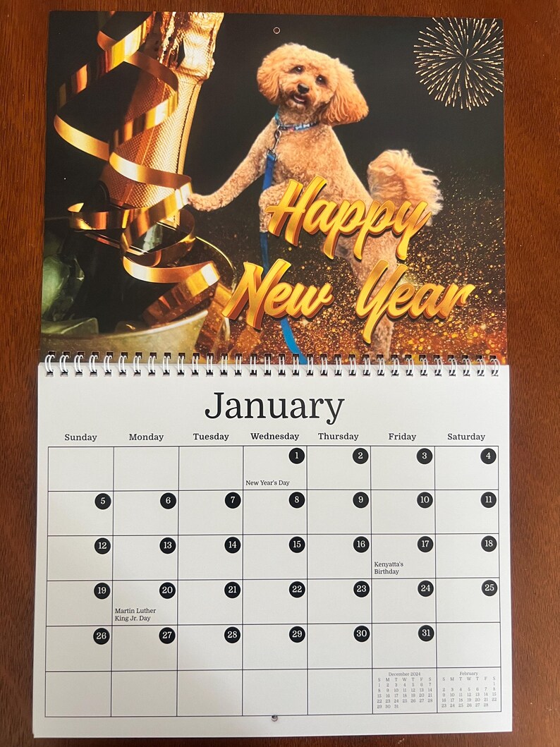Customized 2026 Pet Calendar - Etsy