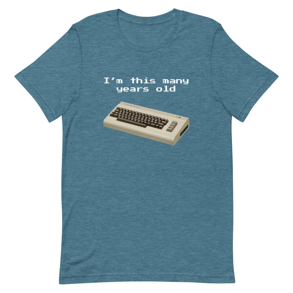 This Many Years - Old School Computer T-shirt - Etsy