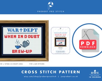 When in Doubt Sage It Out Cross Stitch Pattern Digital - Etsy