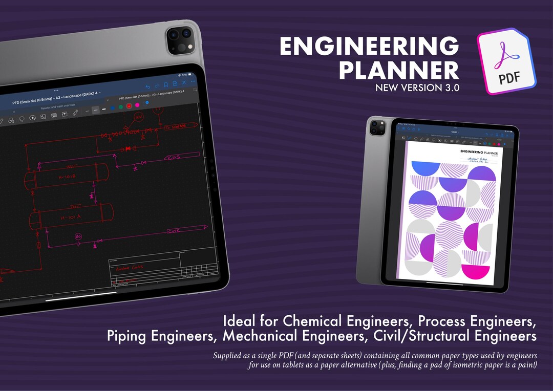 Engineering Planner V3 - Etsy