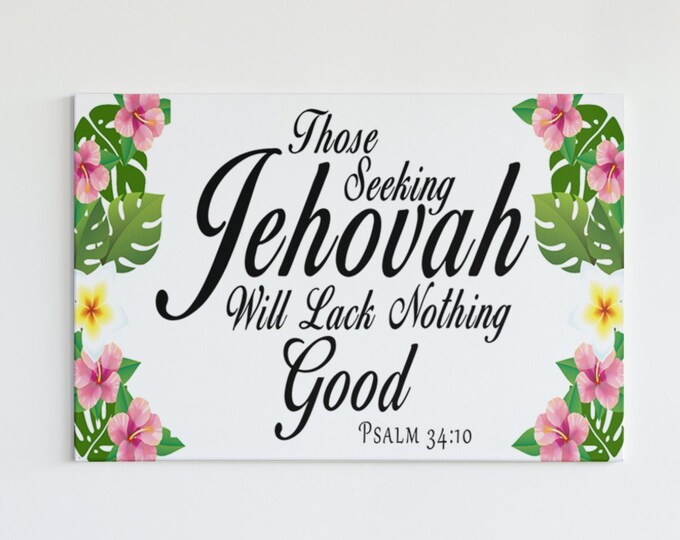 JW Year Text 2022, JW Poster, JW Gift, Jw Org, Those Seeking Jehovah ...