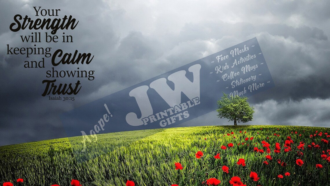 JW Zoom Background JW Year Text 2021 JW Gift Zoom Jehovah | Etsy