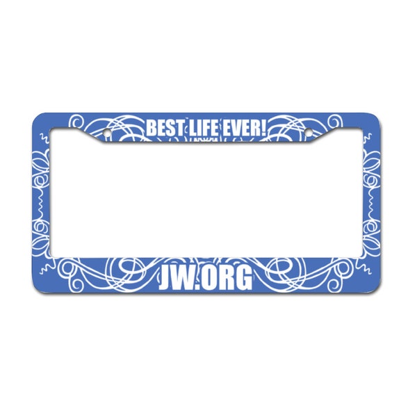 Jw License Plate Frame - Etsy