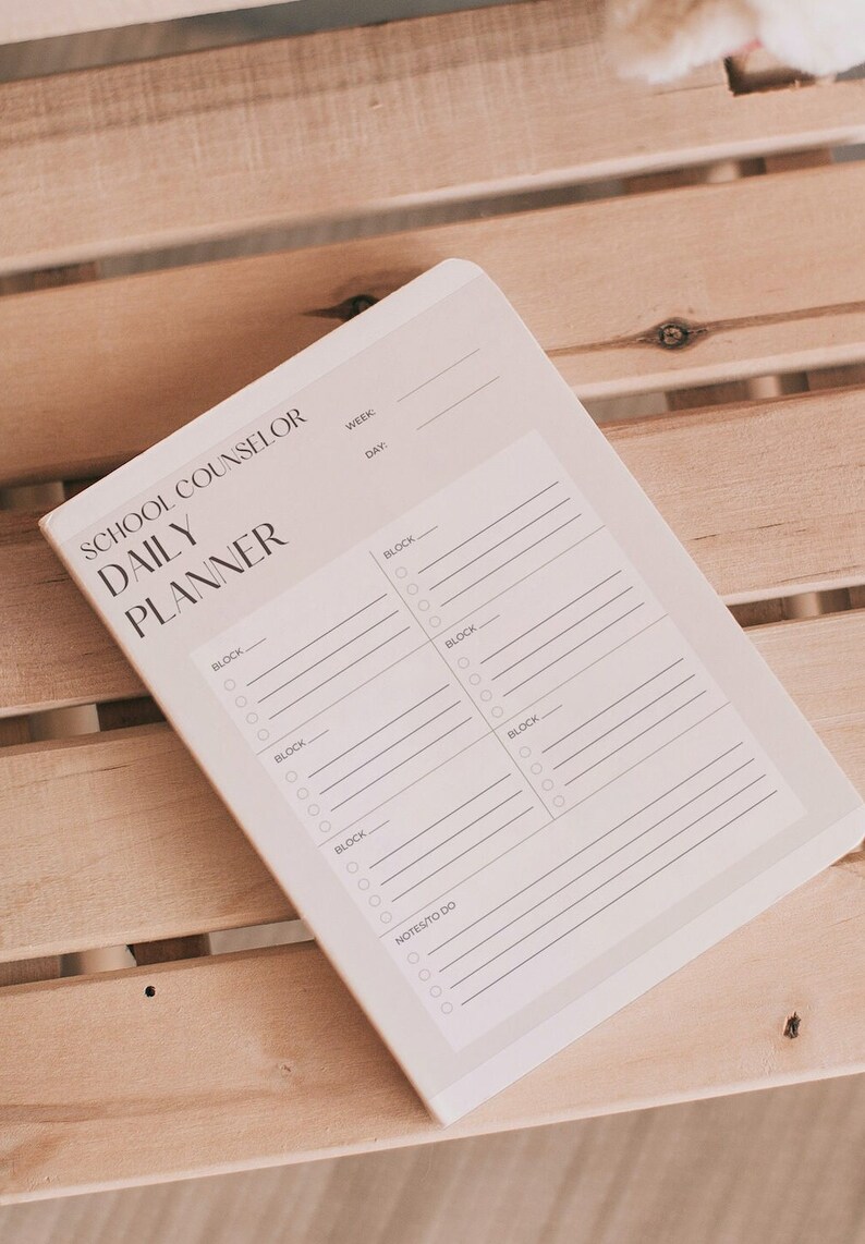 School Counselor Daily to Do List/planner Instant Download - Etsy