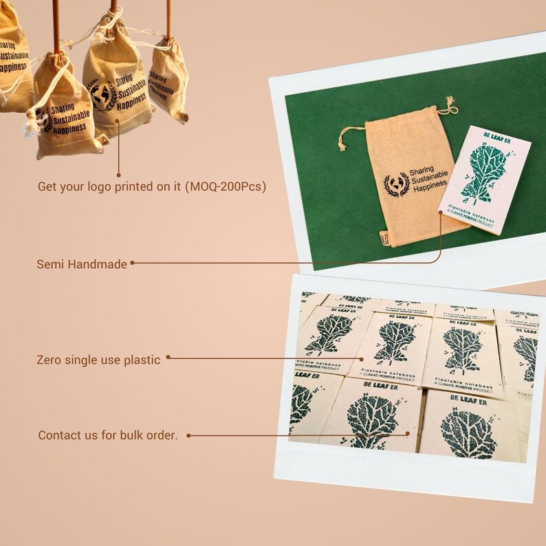 Sharing Sustainable Happiness Note Pads | Plantable Notepads Eco ...