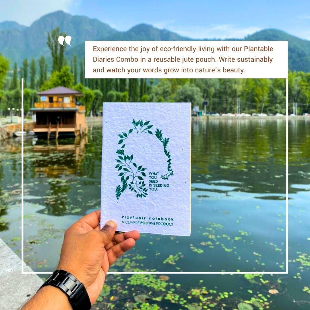 Sharing Sustainable Happiness Note Pads | Plantable Notepads Eco ...