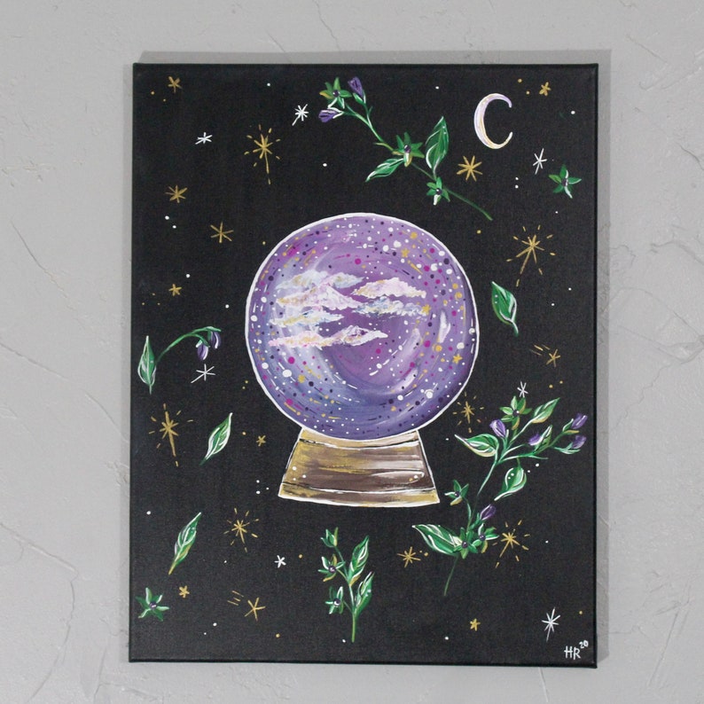 Crystal Ball Art Print - Etsy