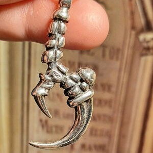 Vintage Hallmarked Silver Bird's Talon Claw Pendant - Etsy