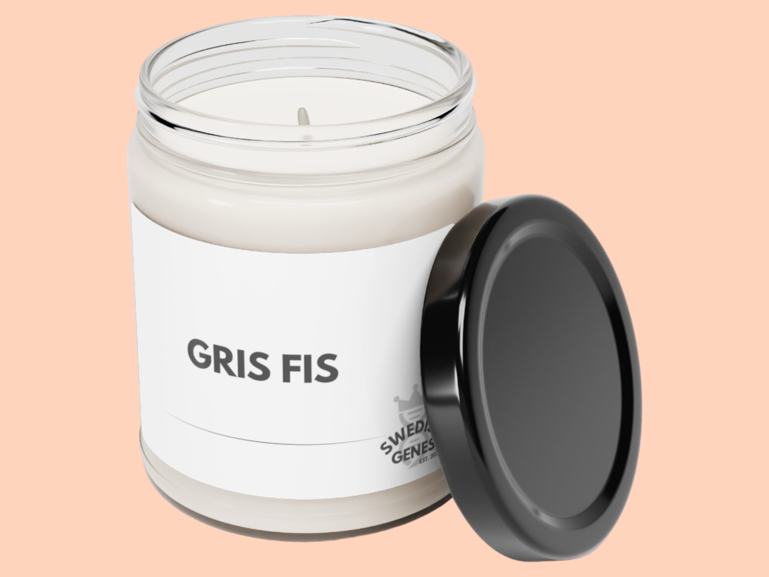 Gris Fis Candle Funny Candle Swedish Gift Scandinavian Humor 9oz ...