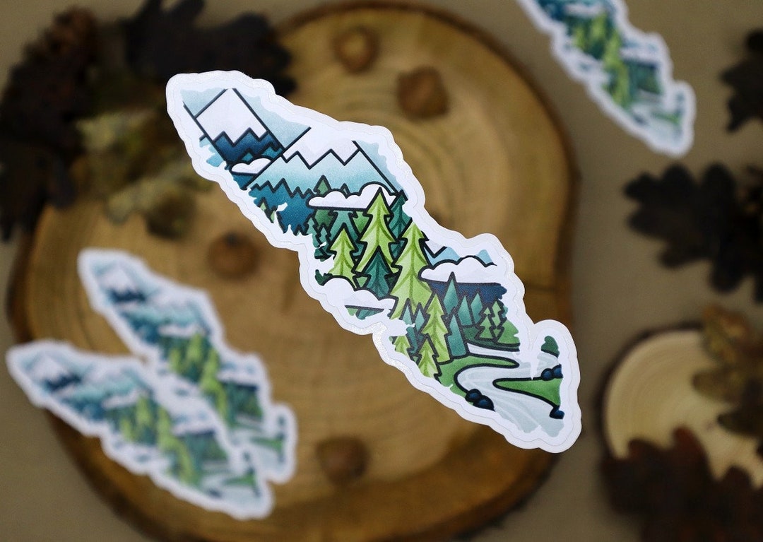 VANCOUVER ISLAND Die Cut Sticker - British Columbia Canada ...